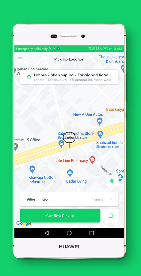 Kareem Taxi App - Cab Booking Solution + admin panel by AndroSolution